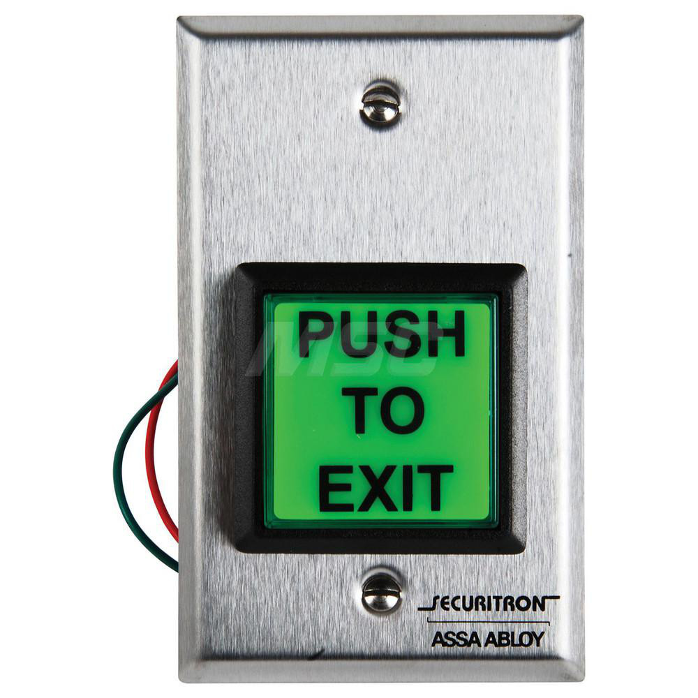 Securitron - Push-Button Switch: Momentary (MO) | MSC Direct