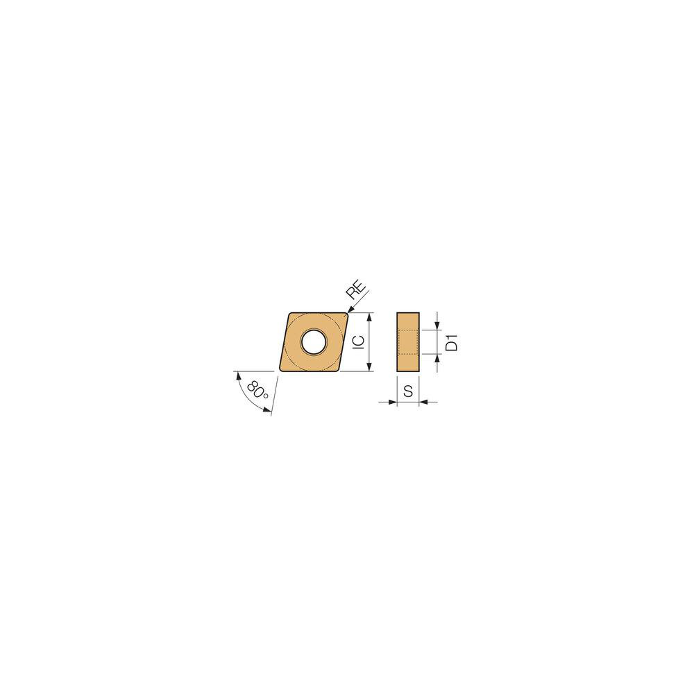 Kyocera - Turning Insert: CNMG432AH PDL025, Carbide | MSC Direct