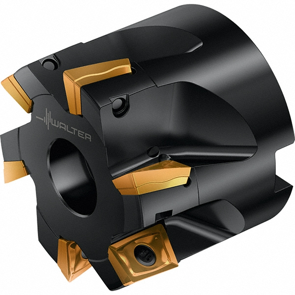 Walter - 63mm Cut Diam, 16mm Max Depth, Indexable Square-Shoulder Face ...