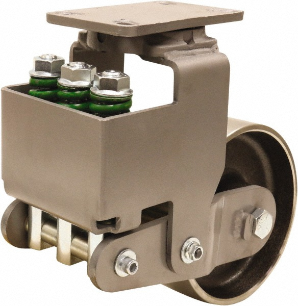 Hamilton - Swivel Top Plate Caster: Drop Forged Steel, 8" Wheel Dia, 3 ...