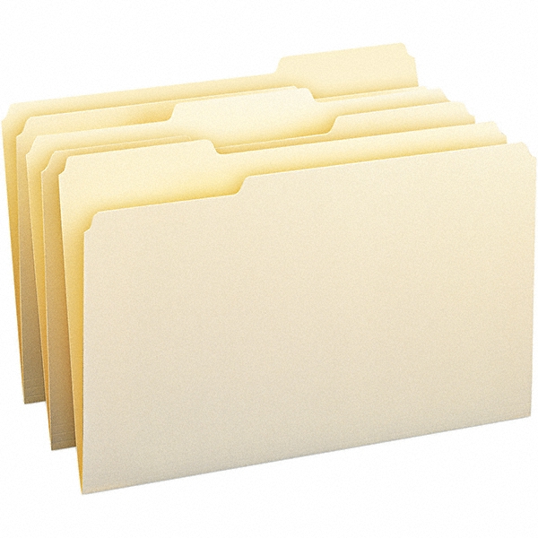 SMEAD - File Folders with Top Tab: Legal, Manila, 100/Pack | MSC Direct
