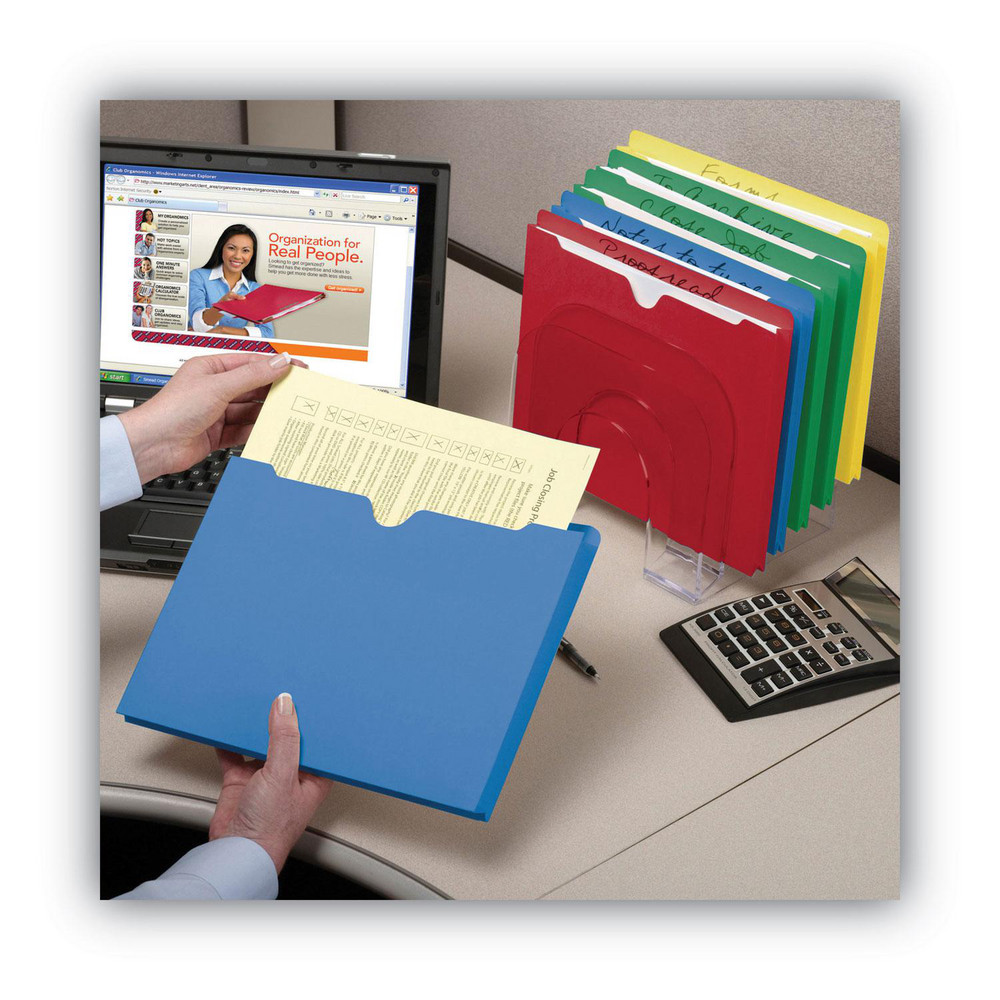 SMEAD - File Folders with Top Tab: Letter, Assorted, 50/Pack | MSC Direct