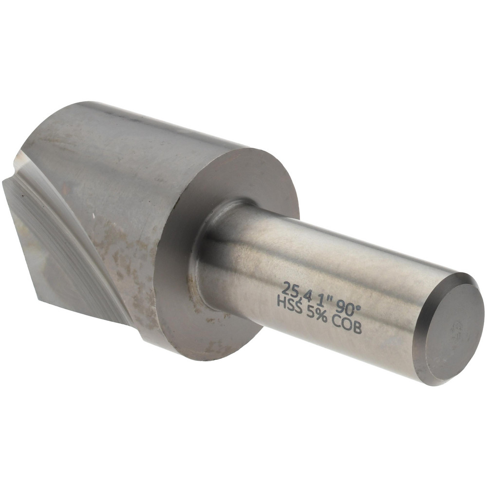 Magafor - Countersink: 1" Head Dia, 90.00 deg Included Angle, 1 Flute ...