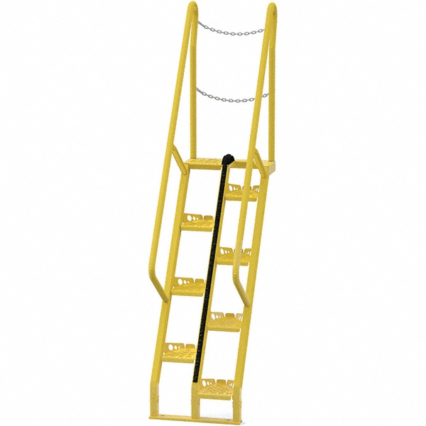 Vestil - Steel Wall Mounted Ladder: Type IA, 8.49" High, 8 Steps, 350 ...