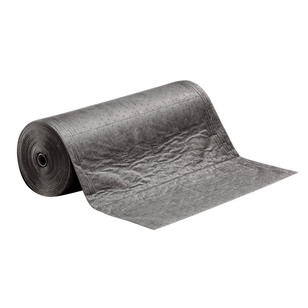 New Pig - Sorbent Mat: 30" Wide x 150' Long, 20.1 gal Capacity, Gray ...