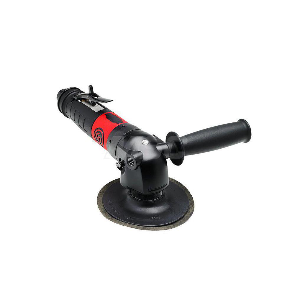 Chicago Pneumatic - Air Handheld Disc Sander: 5'' Pad Dia, 12,000 RPM ...