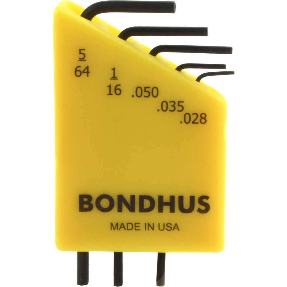 Bondhus - 5 Piece, L-Key Hex Key Set | MSC Direct