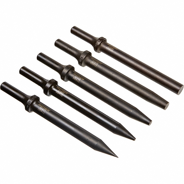 Mayhew - Hammer & Chipper Replacement Chisel: Tapered Punch, 1/4" Head Width, 6" OAL | MSC Direct