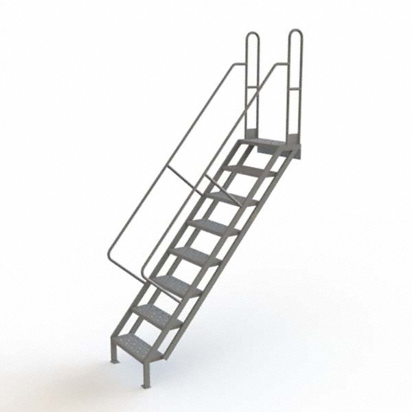 TRI-ARC - Steel Wall Mounted Ladder: 8 Steps | MSC Direct