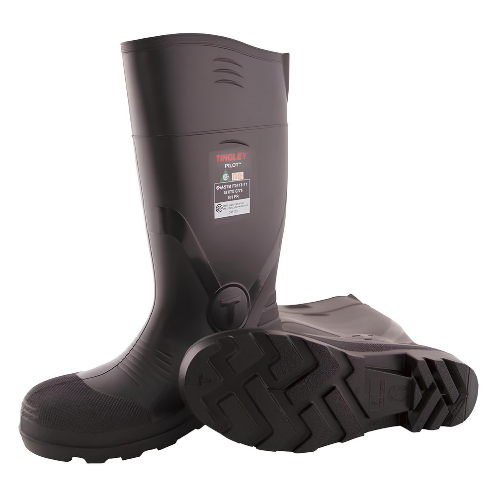 Tingley - Work Boot: Size 11, Polyvinylchloride, Steel Toe, Knee Boot ...