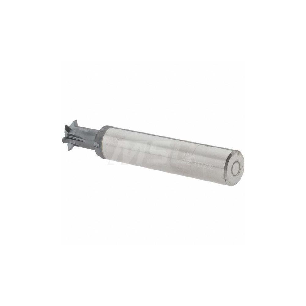 Accupro - Double Angle Milling Cutter: 60 °, 1/2" Cut Dia, 7/64" Cut ...