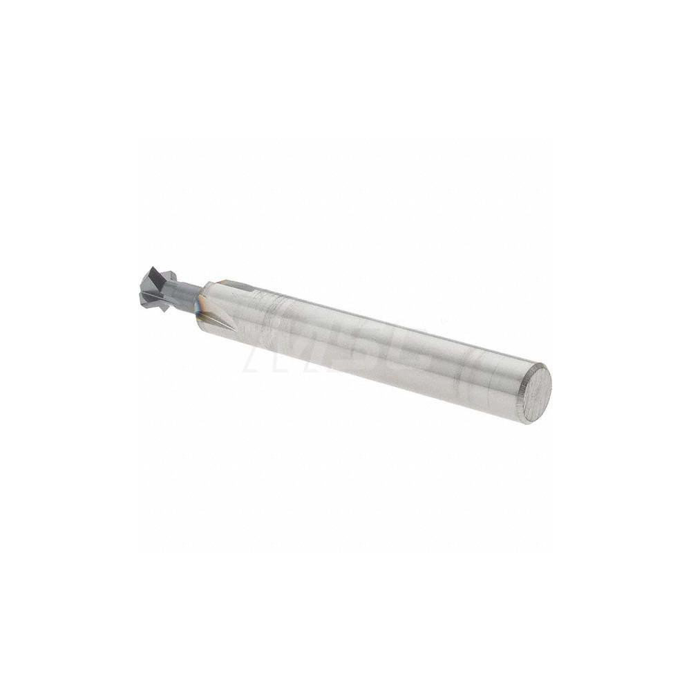 Accupro - Double Angle Milling Cutter: 90 °, 1/4" Cut Dia, 1/8" Cut ...