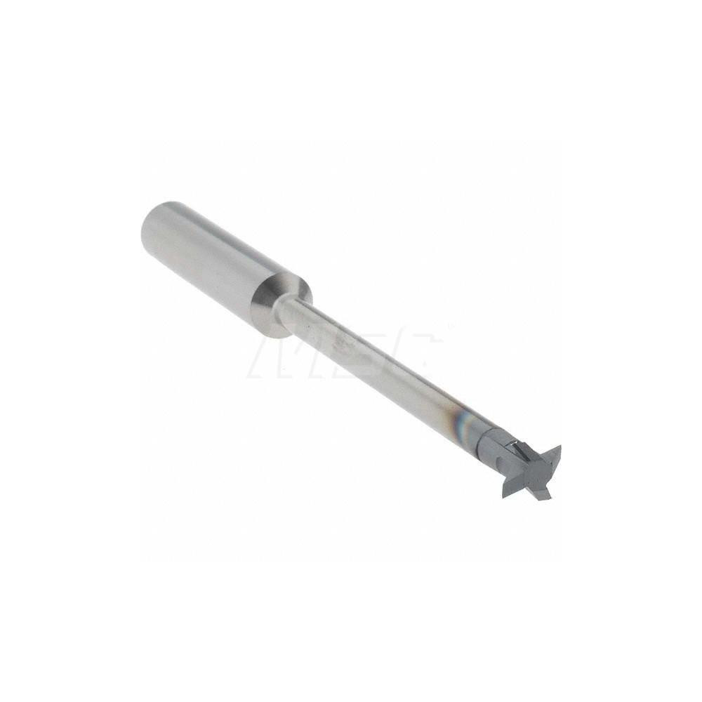 Accupro - Double Angle Milling Cutter: 60 °, 1/4" Cut Dia, 0.072" Cut ...