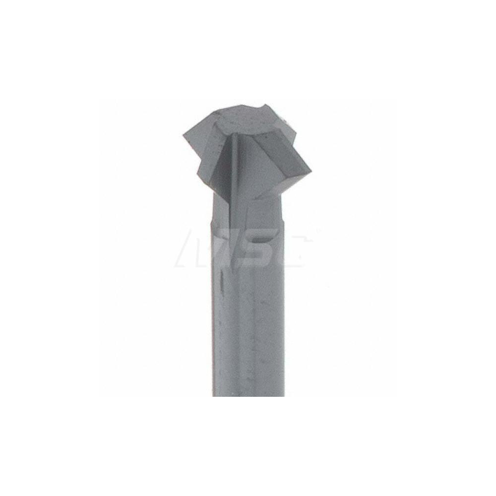 Accupro - Double Angle Milling Cutter: 90 °, 0.118" Cut Width, 1/4 ...