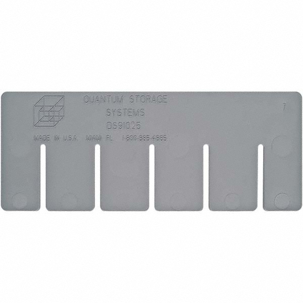 Quantum Storage - Bin Divider: Use with DG91025, Clear | MSC Direct