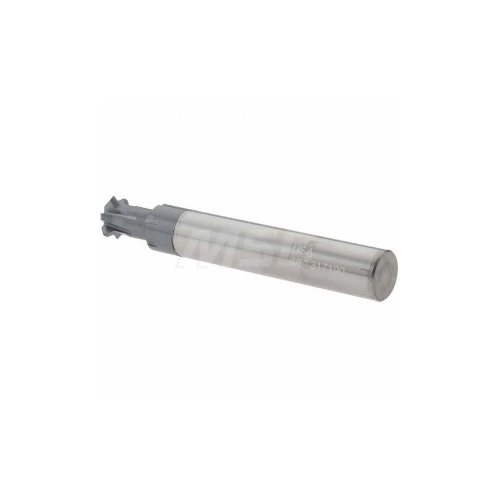 Accupro - Double Angle Milling Cutter: 90 °, 3/8" Cut Dia, 1/8" Cut ...