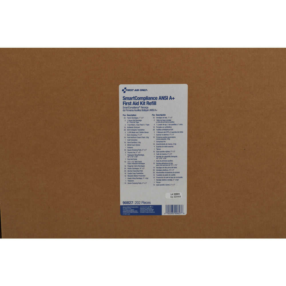 PRO-SAFE - 202 Pc Smartcompliance First Aid Kit for 50: | MSC Direct
