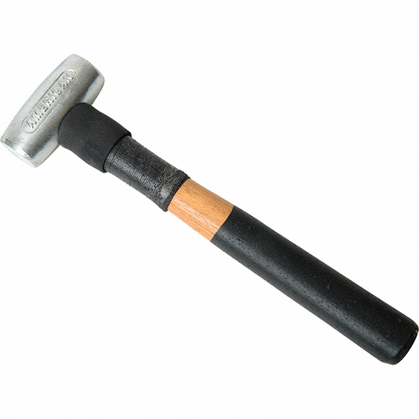 American Hammer - Dead Blow Hammer: 4 lb Head, 2" Face Dia, Aluminum ...
