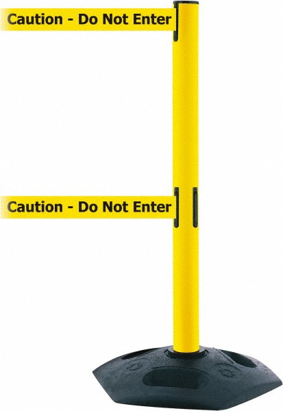 Tensator - Free Standing 4 Way Stanchion Post: 38" High, 2-1/2" Dia ...