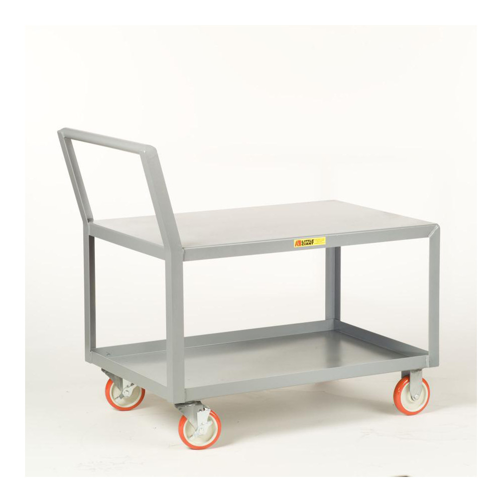 Little Giant® - Low Deck Utility Cart: 48" Long, 24" Wide, Steel, 1200 ...