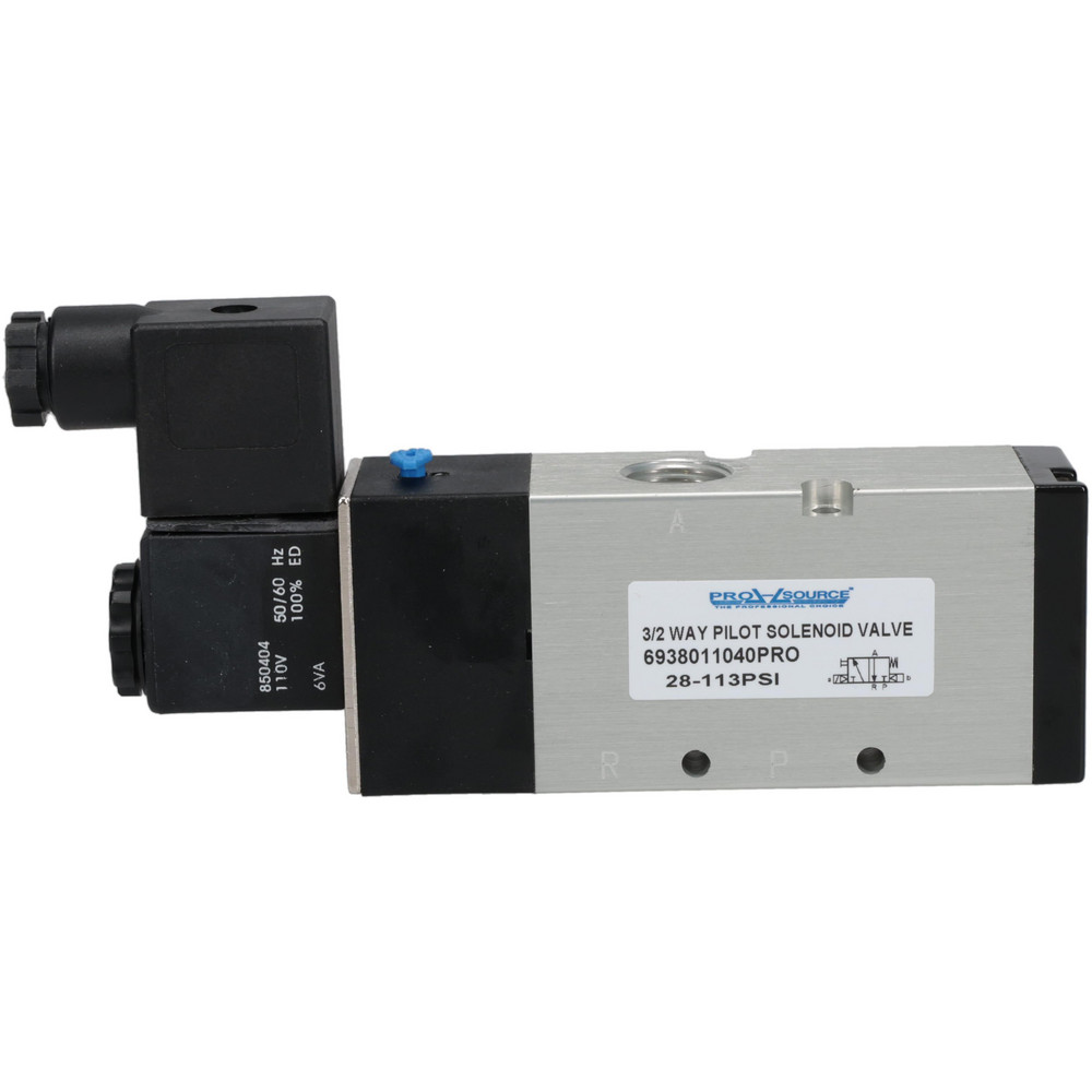 PRO-SOURCE - Stacking Solenoid Valve: Internal Pilot, 3-Way, 2 Position ...
