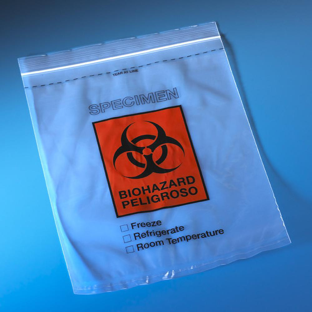 Globe Scientific - Specimen Bags: Type: Biohazard Transport; Material ...
