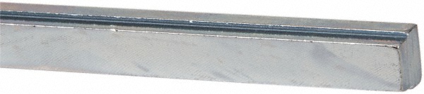 Made in USA - 12" Long, Zinc-Plated Step Key Stock for Shafts ...