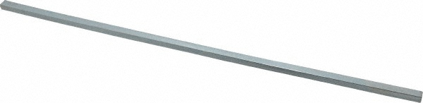 Made in USA - 12" Long, Zinc-Plated Step Key Stock for Gears - 31974207 ...