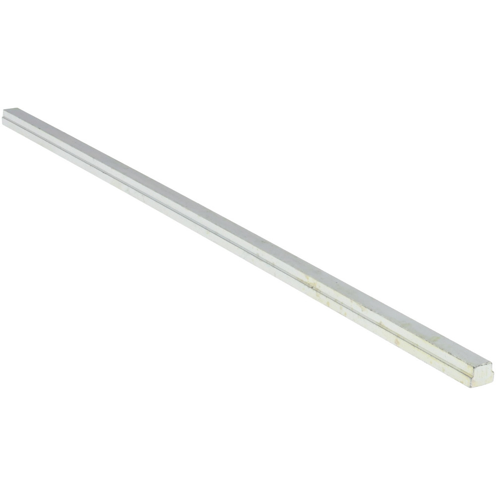 Mak-A-Key - Step Key Stock: 12" Long, Steel, Zinc-Plated | MSC Direct