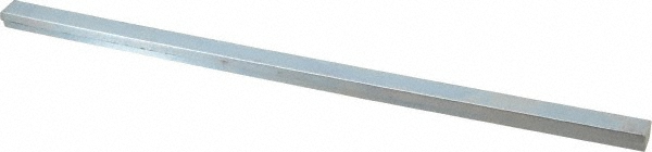 Mak-A-Key - Step Key Stock: 12" Long, Steel, Zinc-Plated | MSC Direct