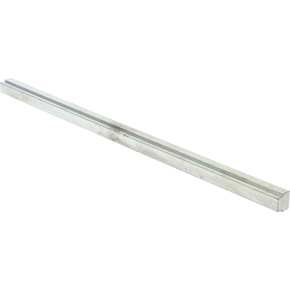 Mak-A-Key - Step Key Stock: 12" Long, Steel, Zinc-Plated | MSC Direct
