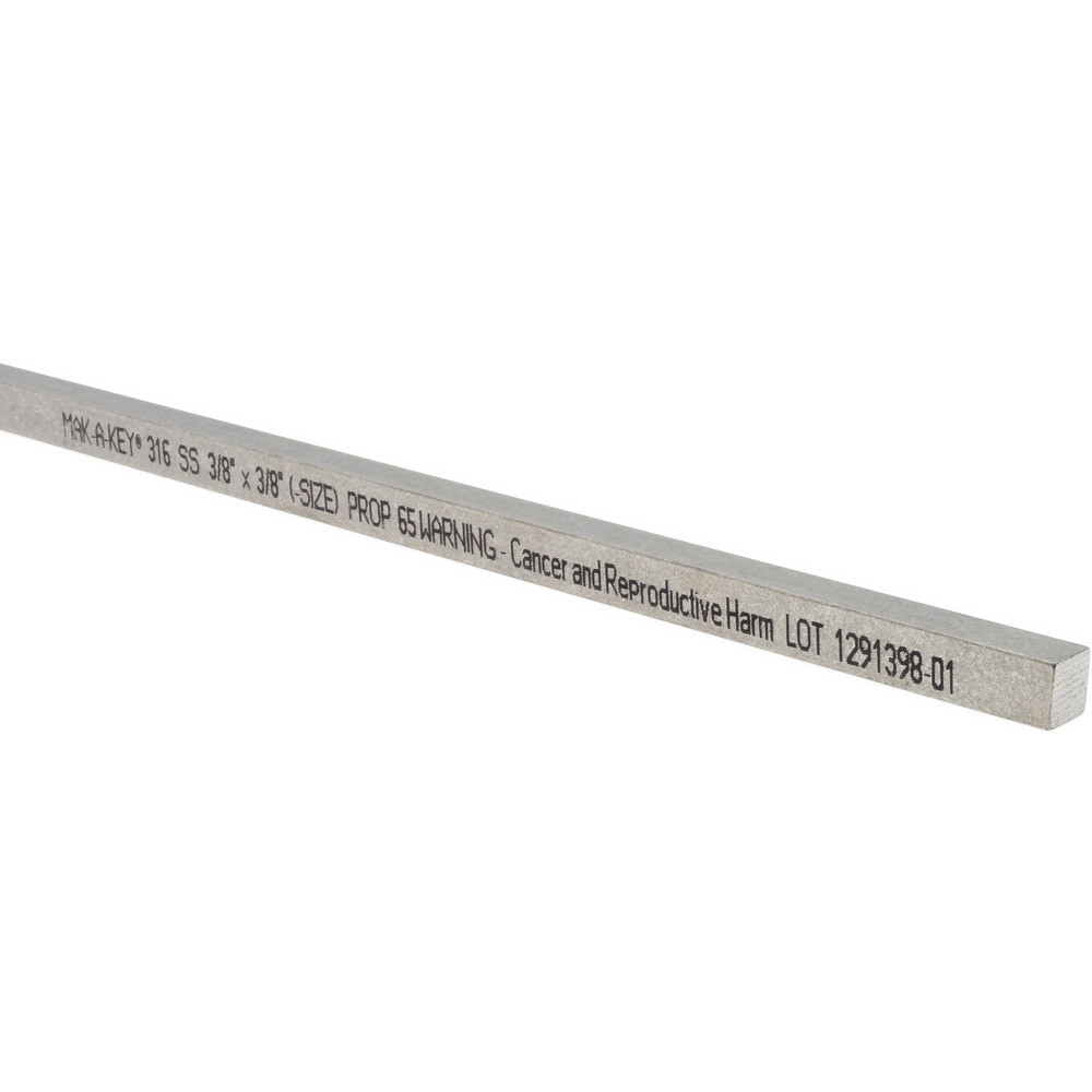 Mak-A-Key - Undersized Key Stock: 12" Long | MSC Direct