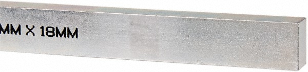 Mak-A-Key - Oversized Key Stock: 12" Long, Steel, Zinc-Plated | MSC Direct