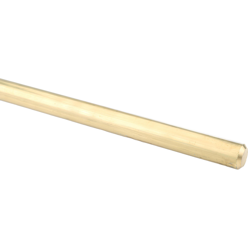 Value Collection - Brass Round Rod: 1-1/8" Dia, 72" Long, Alloy 360 ...