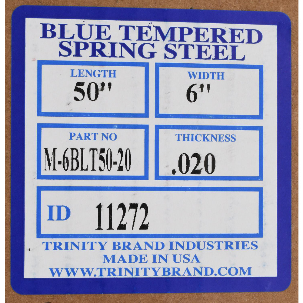 Trinity Brand Industries - Metal Shim Stock: Roll, 0.0200" Thick, 50 ...