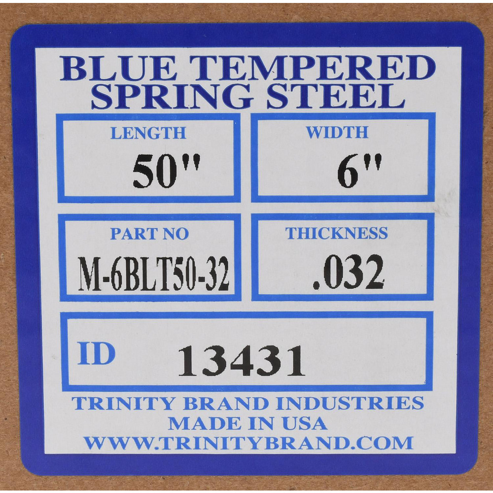 Trinity Brand Industries - Metal Shim Stock: Roll, 0.0320" Thick, 50 ...