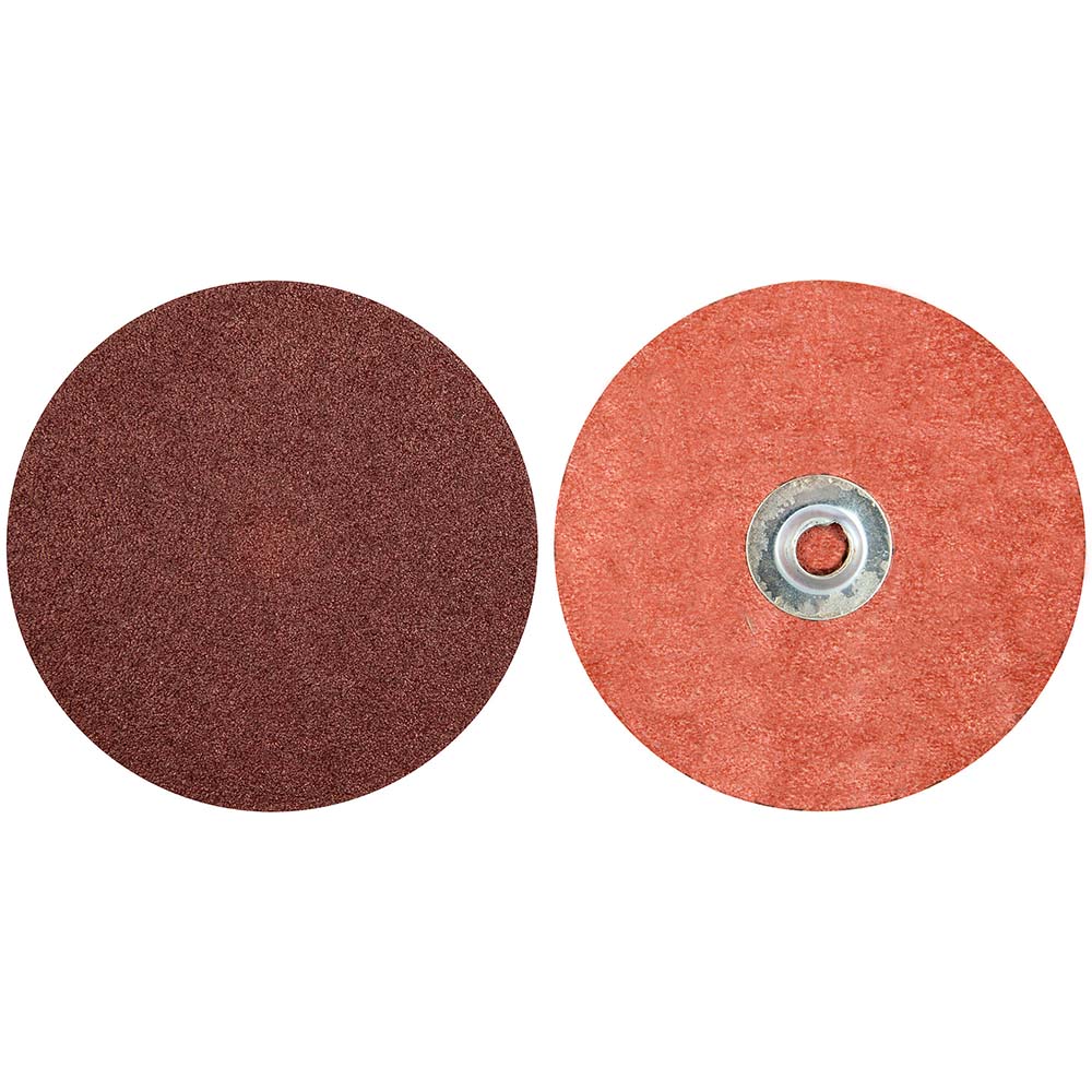 Merit Abrasives - Quick-Change Disc: Type S, 4" Dia, 36 Grit, Aluminum ...
