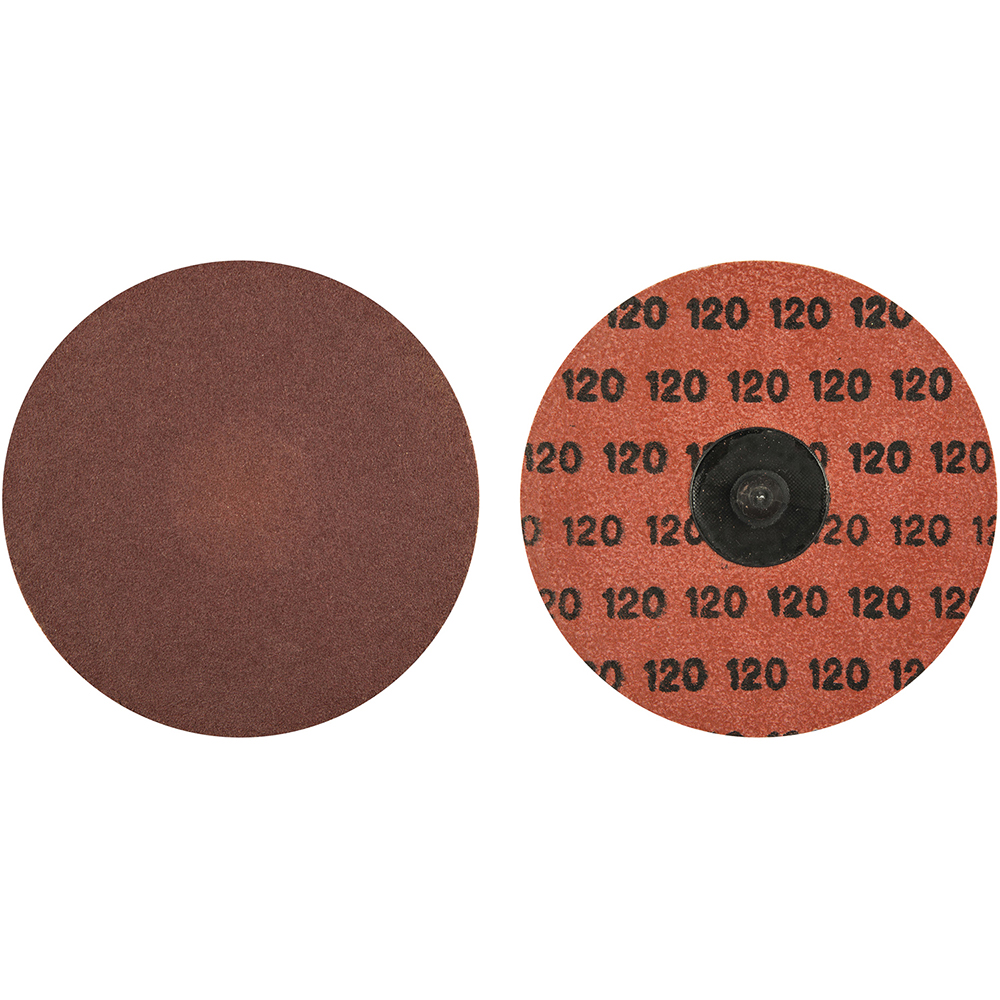 Merit Abrasives - Quick-Change Disc: Type R, 4" Dia, 120 Grit, Aluminum ...