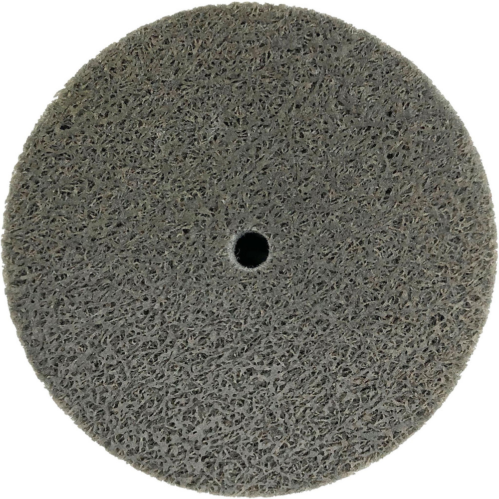 Weiler - Deburring Wheel: 3" Dia, 1/4" Face Width, 1/4" Hole, Density 8 ...