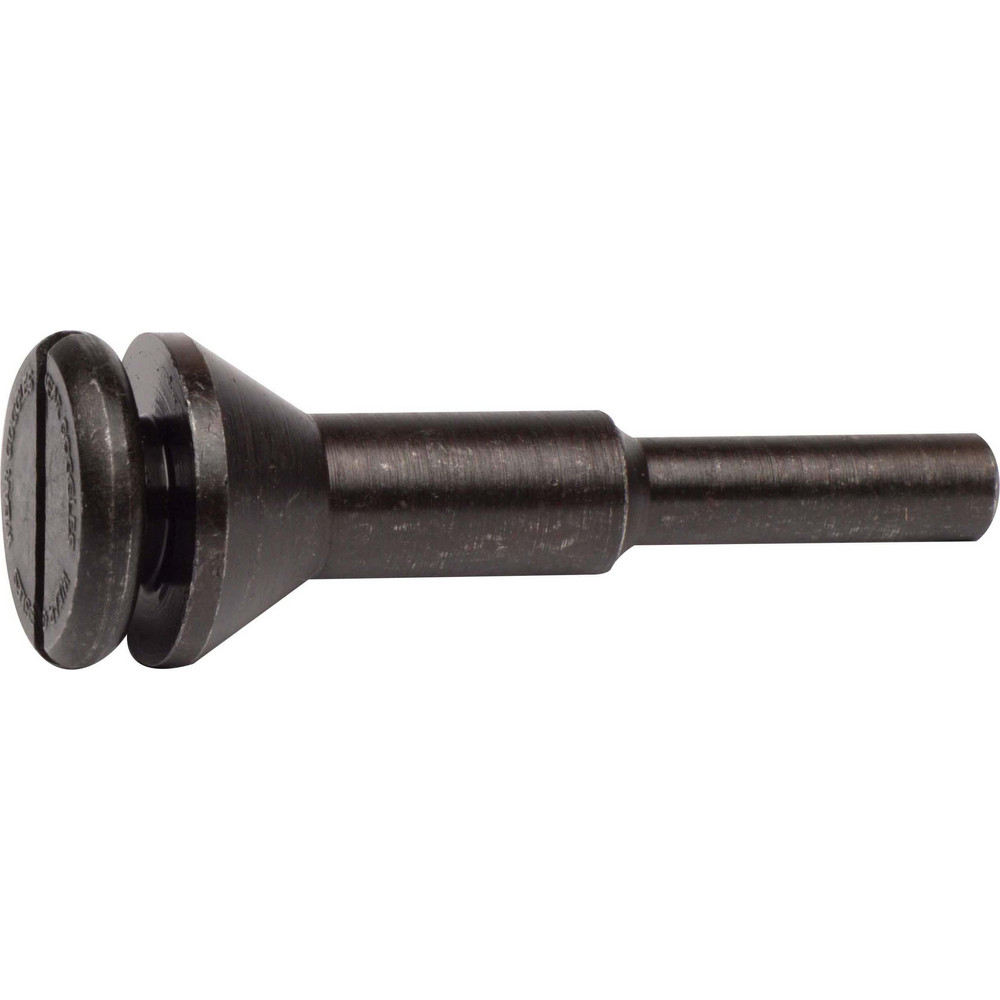 Weiler - Deburring Wheel Mandrel: 1/4" Shank Dia, 0.25" Wheel Hole ...