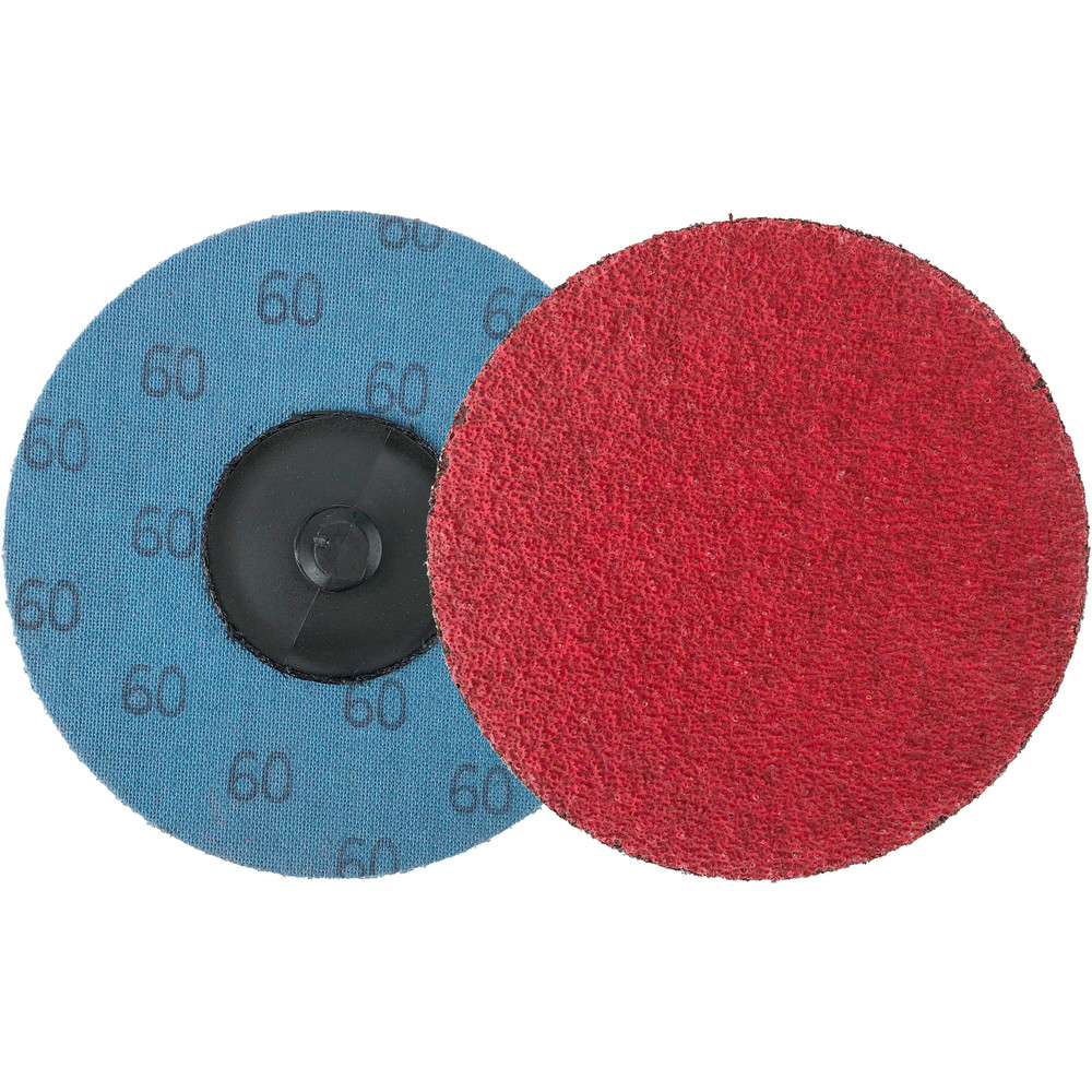 Weiler - Quick-Change Disc: Type R, 3" Dia, 60 Grit, Ceramic, Coated ...