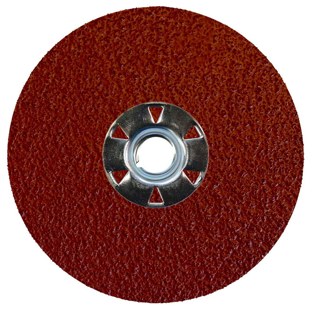 Weiler - Fiber Disc: 4-1/2" Disc Dia, 5/8-11 Hole, Threaded Arbor Hole ...
