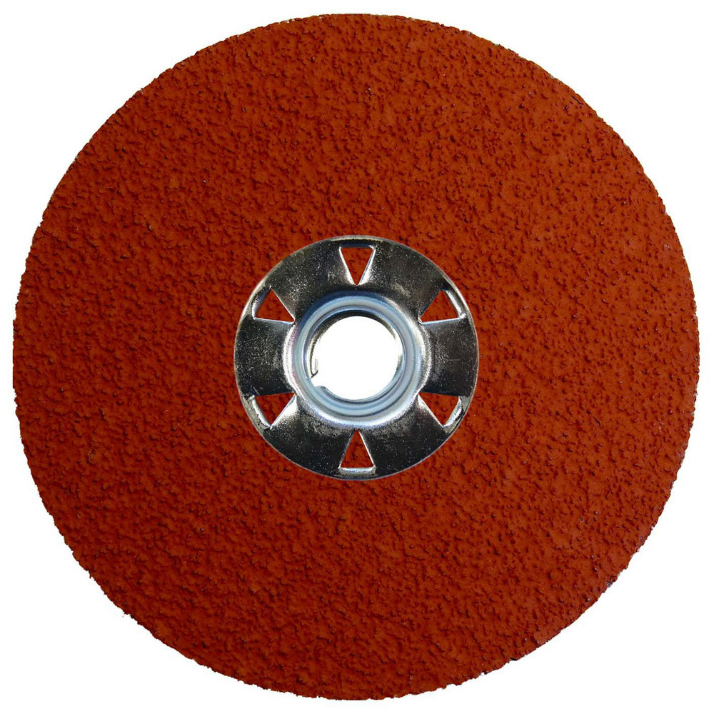 Weiler - Fiber Disc: 4-1/2" Disc Dia, 5/8-11 Hole, Threaded Arbor Hole ...