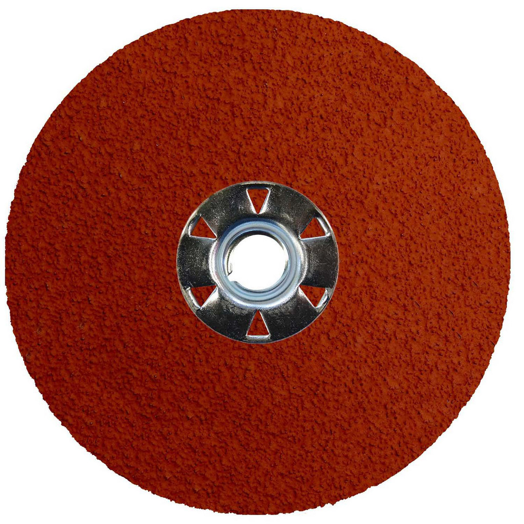 Weiler - Fiber Disc: 5" Disc Dia, 5/8-11 Hole, Threaded Arbor Hole, 36 ...