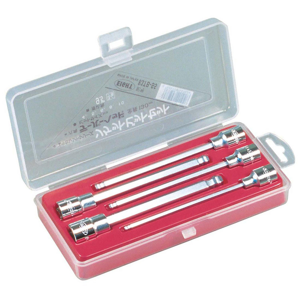 Eight Tool - Hex & Torx Bit Socket Sets: Set Type: Ball Hex Bit; Drive ...