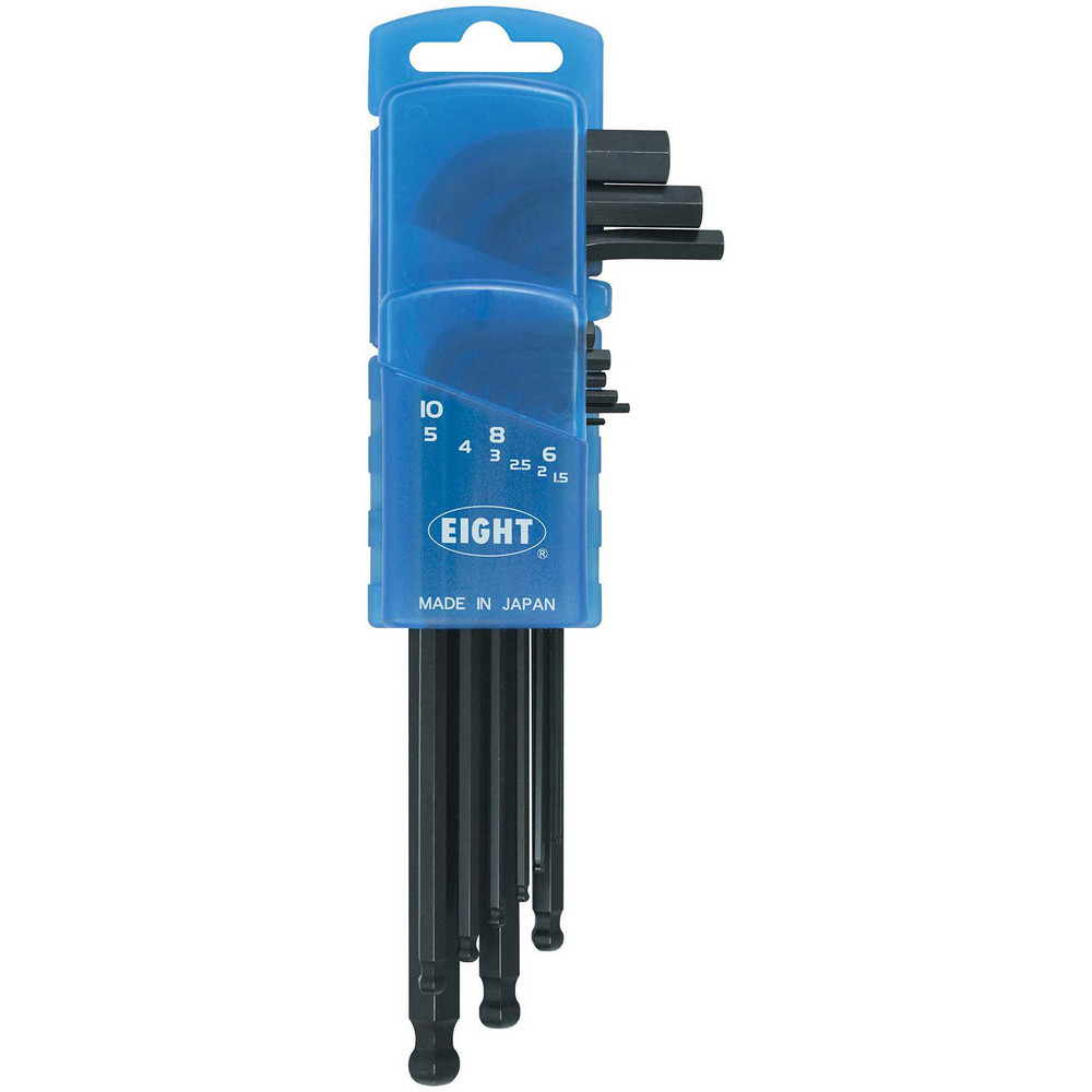 Eight Tool - Hex Key Sets: Ball End: Yes; Handle Type: L-Handle ...