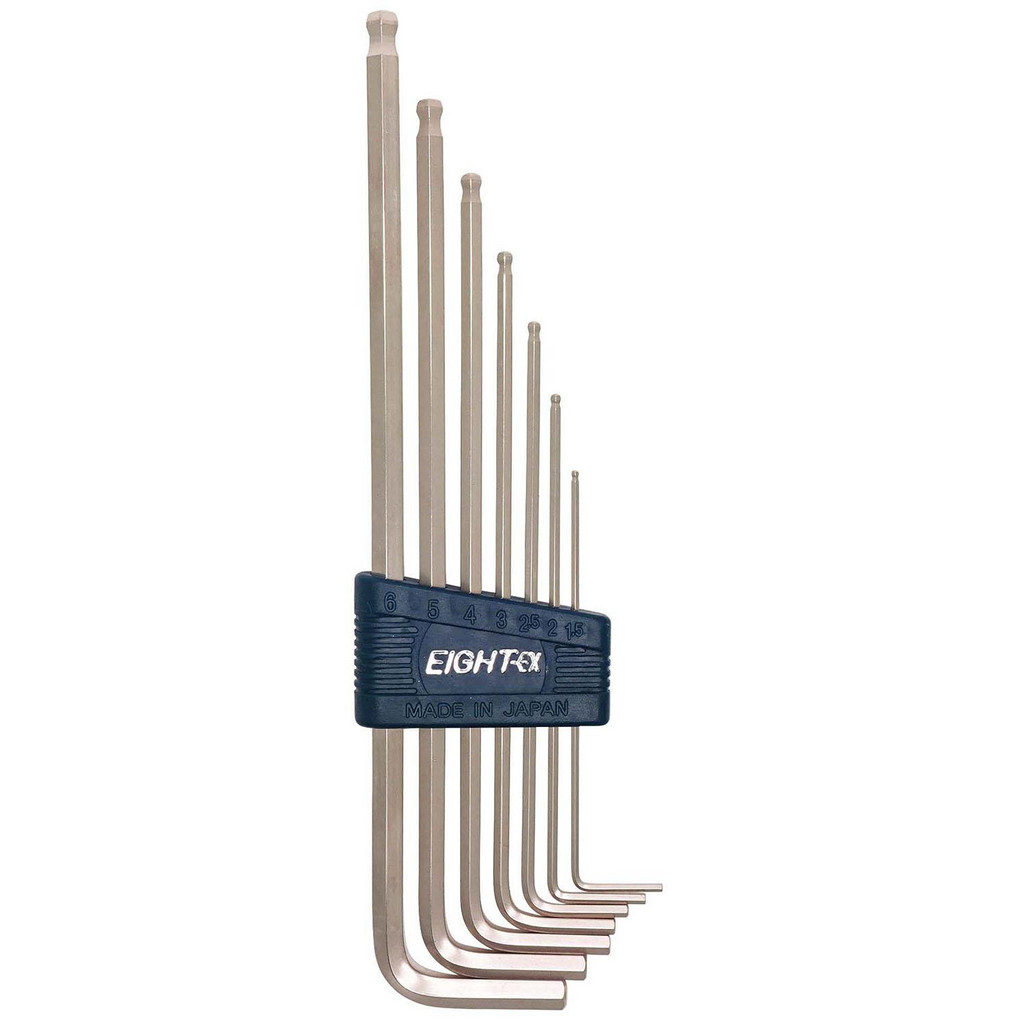 Eight Tool - Hex Key Sets: Ball End: Yes; Handle Type: L-Handle ...