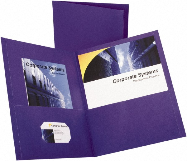 OXFORD - Pack of (25) 8-1/2" Long x 11" Wide Pocket | MSC Direct