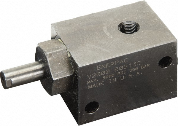 Enerpac - Hydraulic Control Sequence Valve: 1/8-27 Inlet, 1.08 GPM, 3 ...