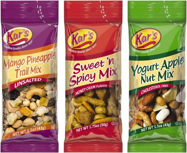 Kar's - Pack of (24), Packets of Snacks - 32210551 - MSC Industrial Supply